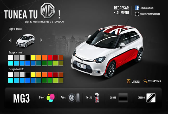 Nitro.pe - MG lanza aplicación para los amantes del tuneo