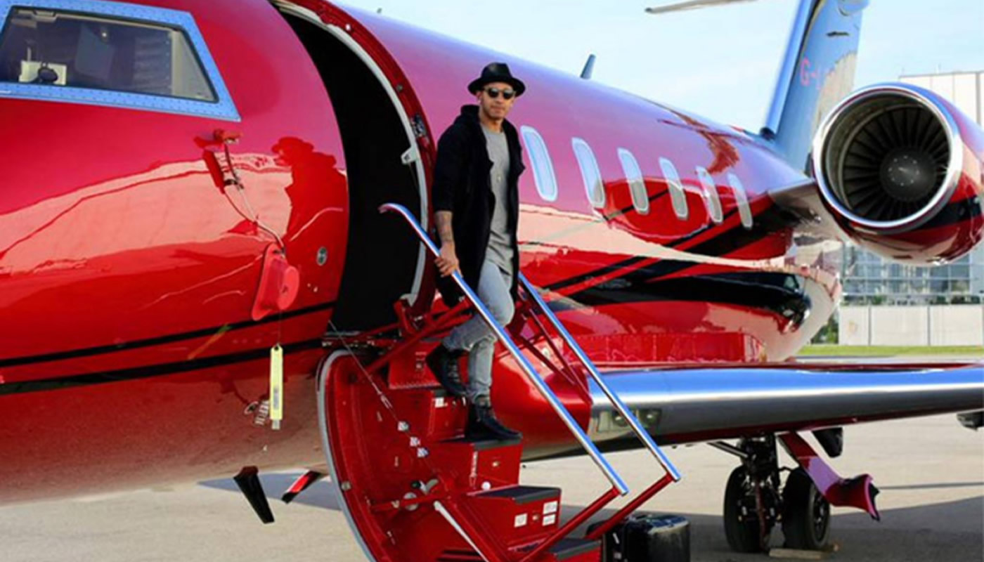 Nitro.pe - El jet privado de Lewis Hamilton